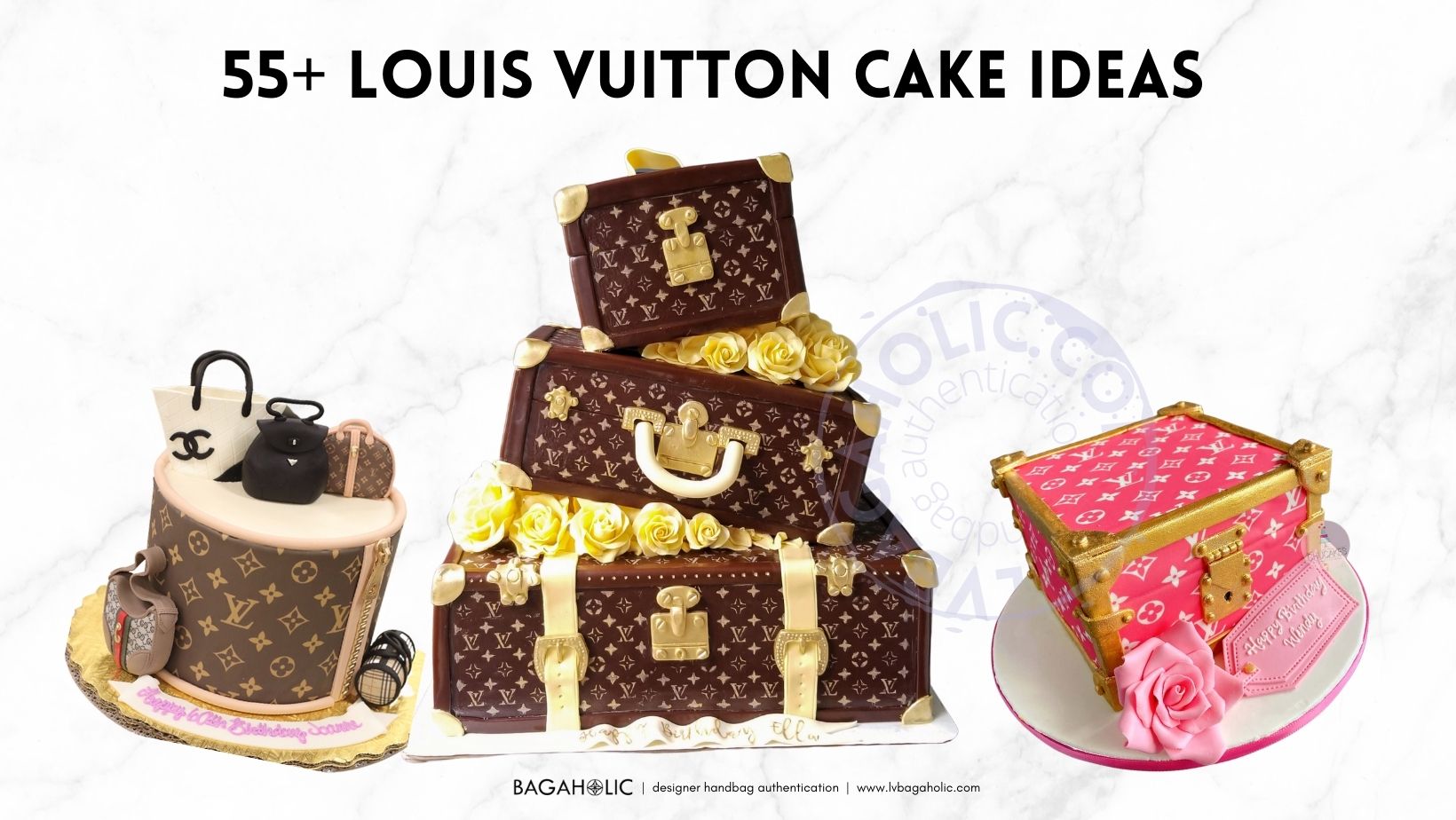 55+ Louis Vuitton Themed Cake Ideas For Birthday or Wedding – Bagaholic