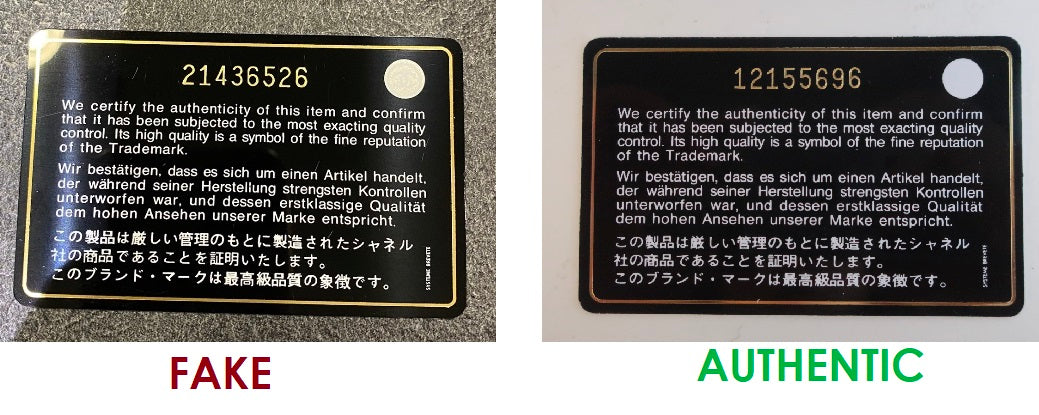 [Guide] How to Check Chanel Authenticity Card: Real vs Fake – Bagaholic