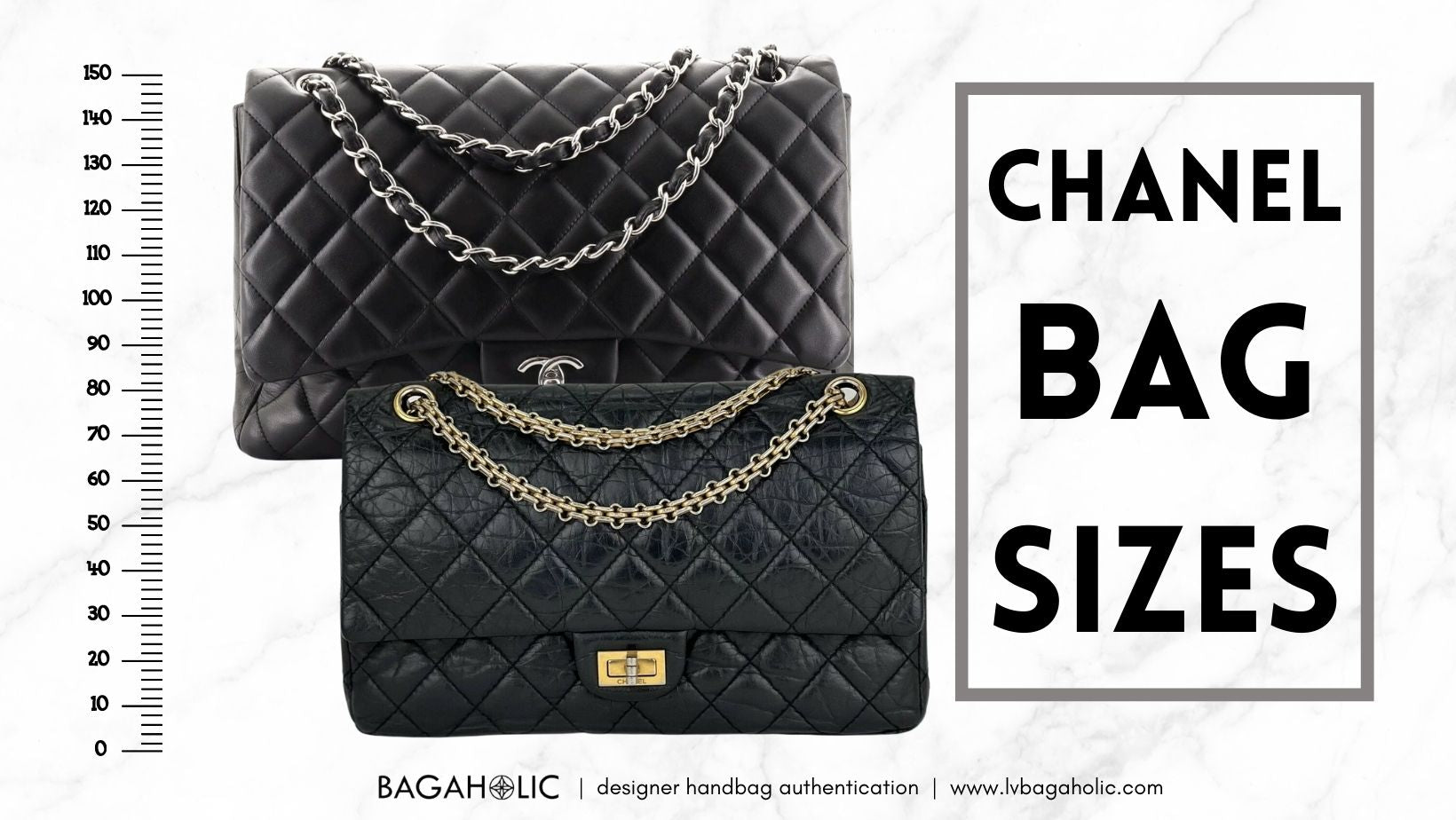 Chanel Bag Size Comparison: Classic Flap vs Reissue [Pictures] – Bagaholic