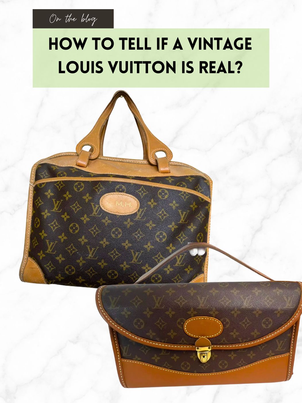 [GUIDE] How to Tell If a Vintage Louis Vuitton is Real [50+ Examples ...