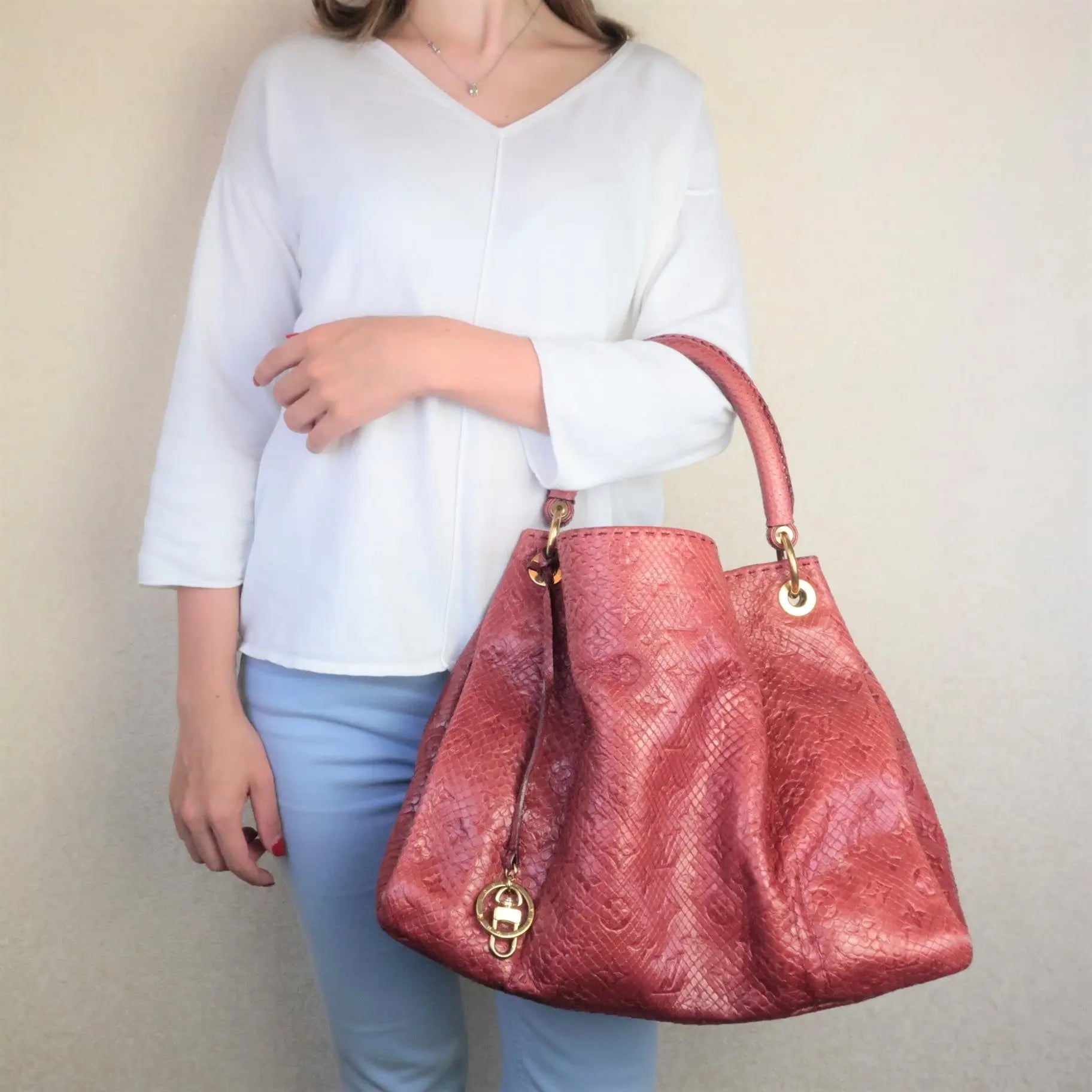 Louis Vuitton Limited Edition Artsy MM Python Bag – Bagaholic