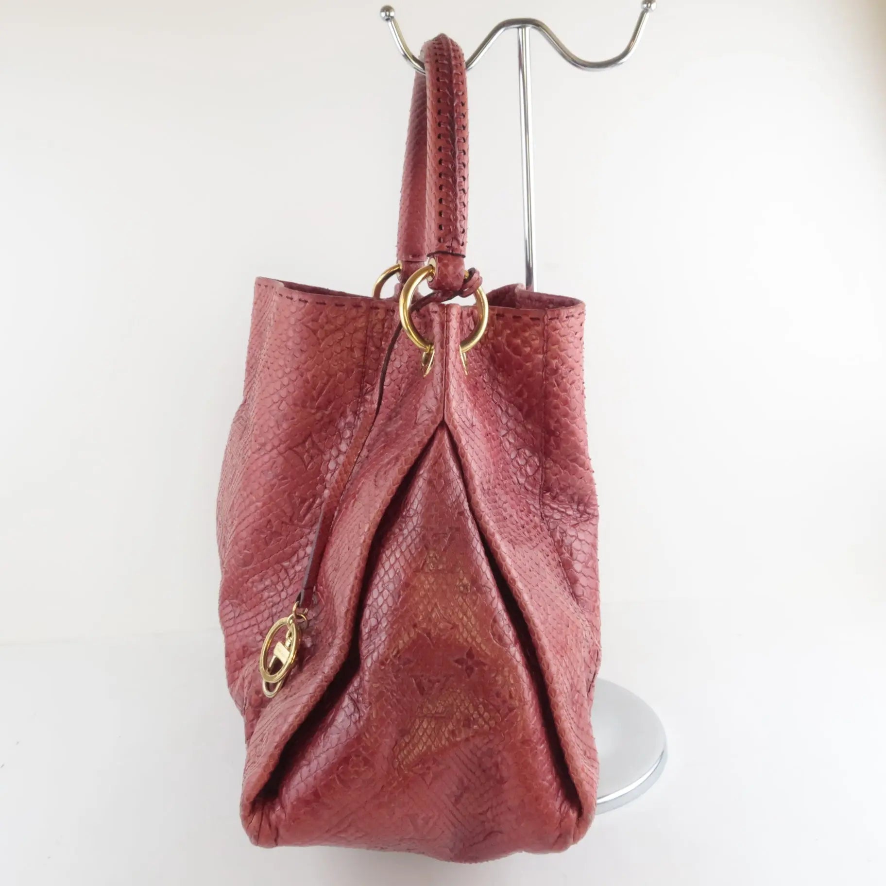 Louis Vuitton Limited Edition Artsy MM Python Bag – Bagaholic