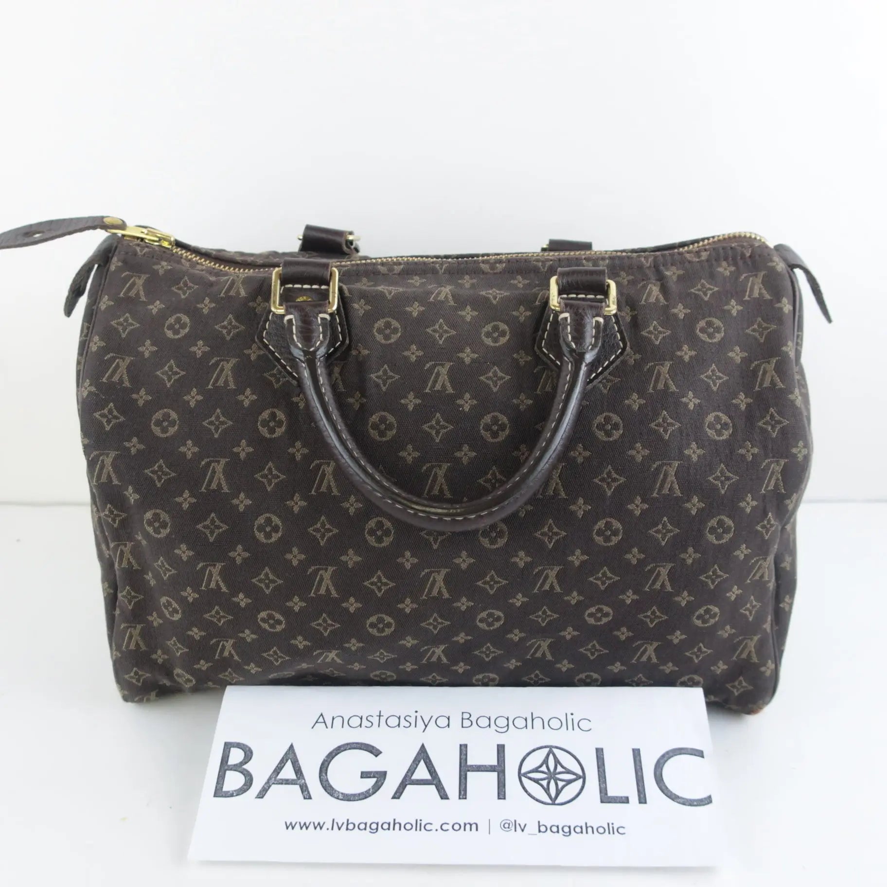 Louis Vuitton Limited Edition Mini Lin Speedy Denim Bag – Bagaholic