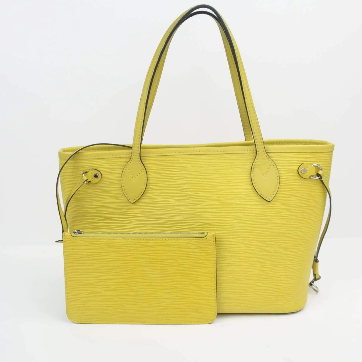 Louis Vuitton Neverfull PM Gelbe Epi mit Beutel – Bagaholic