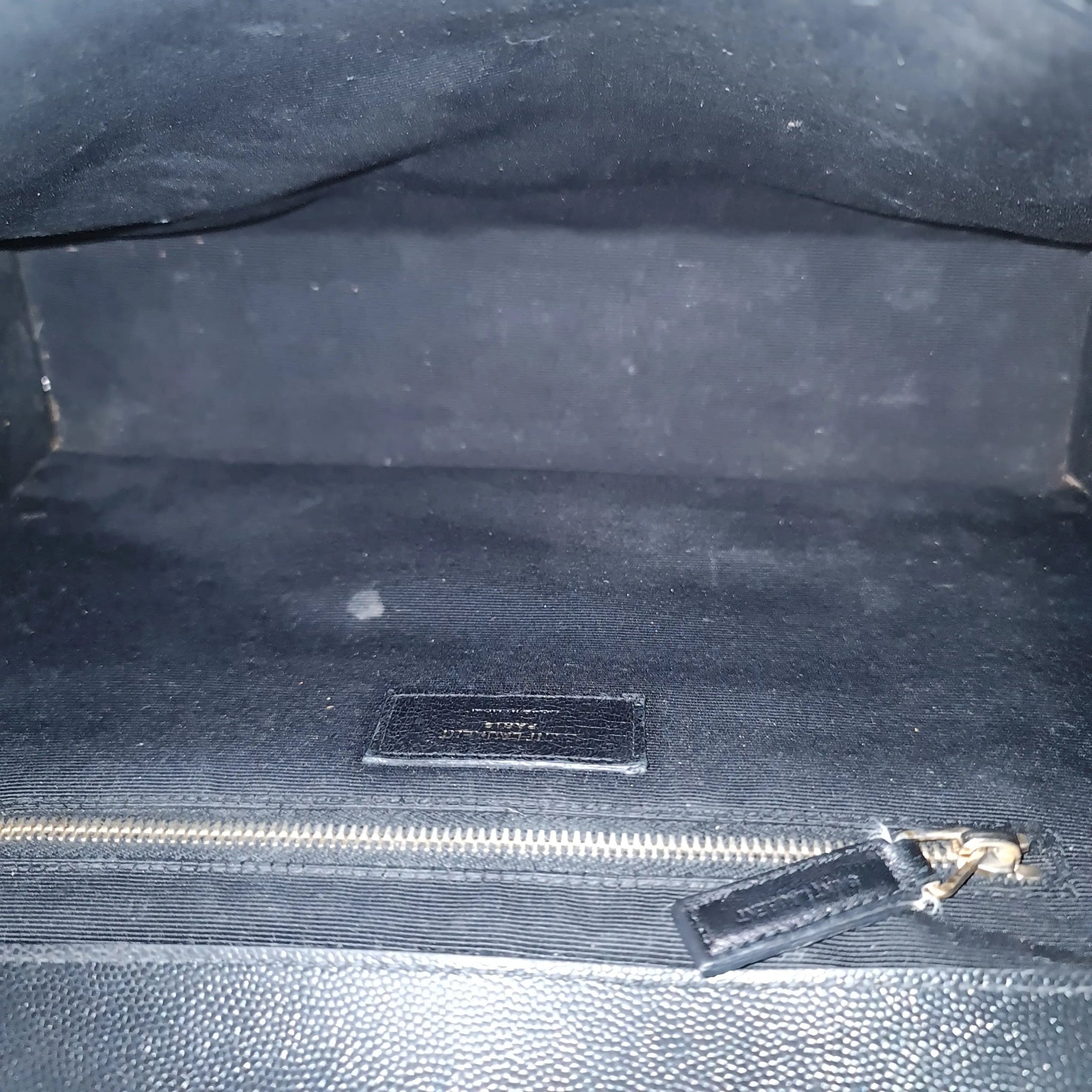 YSL Saint Laurent Black Caviar Large Envelope Bag – Bagaholic